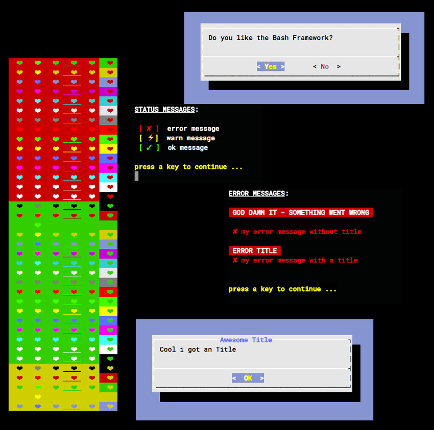 Github Ellerbrockbash Framework Blackmediumsquare Speed Up Your Shell Script Development